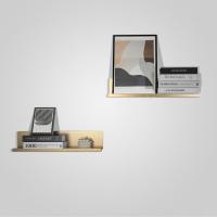 China OEM Aluminum Hanging Hanging L Floating Wall Display Shelves Wall Mounted for sale