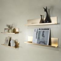 China Classic Aluminum L Shape Shelf Wooden Floating Shelf Wall Decoration for Living Room Hardware for sale