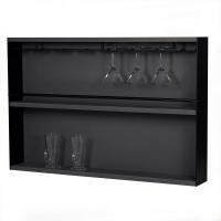 China Metal Aluminiumf Decorative Kitchen Spice Rack Wall Storage Rack Shelf Wine Rack Shelf Cabinet Parts for sale