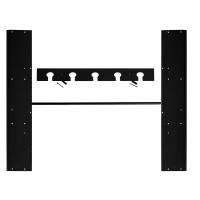 China Metal Aluminiumf Decorative Kitchen Spice Rack Wall Storage Rack Shelf Wine Rack Shelf Cabinet Parts for sale