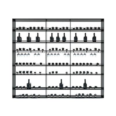 China OEM Customize Cabinet Hardware Furniture Wood Kitchen Shelves Display Shelf with Led for sale