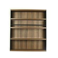 China Italian Luxury Modern Kitchen Cabinet with LED Light MDF Storage Shelf Spice Rack Wooden Aluminum Panel for sale