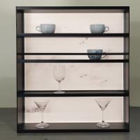 China XJ1083 Wholesaler Price Led Light Kitchen Shelves Storage Rack Cabinet Home Furniture for sale