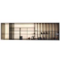 China Living Room Decoration Aluminum Alloy Wall Mounting Hanging Storage Shelves Racks Cabinet With Backboard Light for sale