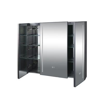 China Hot Sales Customized Size Smart Mirror Bathroom Vanity Cabinet Bathroom Mirror Cabinet With Light for sale