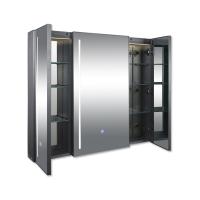 China Wholesale Elegant Interior Medecine Cabinet Shower Large Lighted Mirror Bath Bathroom Smart LED Mirror Cabinet with Storage for sale