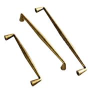 China Contemporary Gold Brass Zinc Pull Handles & Door Knobs for Exterior Outdoor Kitchen Bedroom Bathroom-Easy Installation for sale