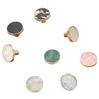 China Hot Selling Zinc Shell Drawer Knobs Colorful Pulls for Kitchen Cabinets Bedrooms Bathrooms Outdoor Warehouse Living Room Screws for sale
