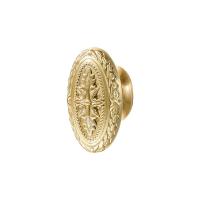 China Nordic Style Single Hole Hardware Gold Solid Brass Modern Furniture Door Knob for Dresser Wardrobe Cabinet Easy Installation for sale