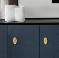 China Nordic Style Single Hole Hardware Gold Solid Brass Modern Furniture Door Knob for Dresser Wardrobe Cabinet Easy Installation for sale