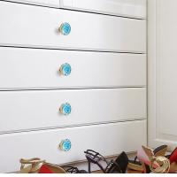 China Hot Selling Zinc Shell Drawer Knobs Colorful Pulls for Kitchen Cabinets Bedrooms Bathrooms Outdoor Warehouse Living Room Screws for sale