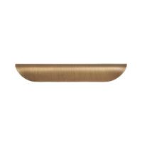 China Solid Brass Golden Edge Pull Handle Brass Drawer Shell Cabinet  Pull for Kitchen Bedroom for sale