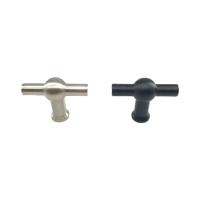 China Modern Black Dresser Kitchen Cabinet T-Bar Pull Handle Factory Custom Zamak Material for Wardrobe Drawer Home Decoration for sale