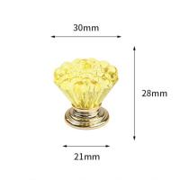China Colorful Glass Acrylic Knobs for Kitchen Gym Wardrobe Dresser Bathroom Hotel Apartment Dining-for Living Room & Bedroom for sale