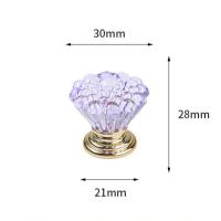 China Colorful Glass Acrylic Knobs for Kitchen Gym Wardrobe Dresser Bathroom Hotel Apartment Dining-for Living Room & Bedroom for sale
