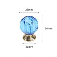 China Colored Knobs for Living Room Bedroom Other Spaces-Glass Acrylic Wardrobe Drawer Dresser Bathroom Hotel Apartment Dining for sale