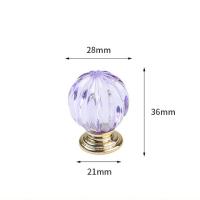 China Colored Knobs for Living Room Bedroom Other Spaces-Glass Acrylic Wardrobe Drawer Dresser Bathroom Hotel Apartment Dining for sale
