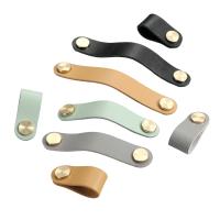 China Colorful Contemporary Square Zinc Alloy Pull Handle Drawer Knobs with Metal Button for Apartment Use Cabinets Wardrobes Dressers for sale