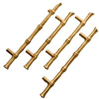 China New Design Bamboo Shape T-Bar Door Pull Handles Zinc Alloy Furniture Handles for Cabinets Cupboards Dressers- for Drawers for sale