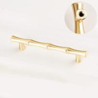 China New Design Bamboo Shape T-Bar Door Pull Handles Zinc Alloy Furniture Handles for Cabinets Cupboards Dressers- for Drawers for sale