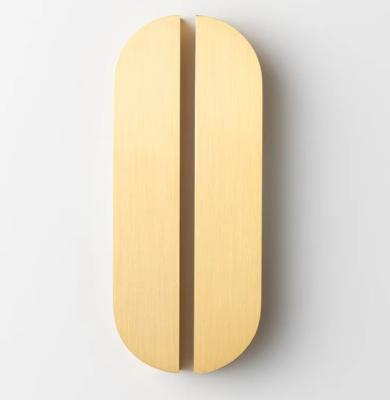 China Customized Salix Leaf Knob Furniture Door Handle Mold Gold Handles for Cabinets-Durable Aluminum Zinc  Material for sale