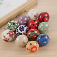 China Vintage Zinc Ceramic Knob Classic Style Cartoon Drawer Cabinet Door Handle Acrylic Brass Zamak Steel Resin Wood for Living Room for sale