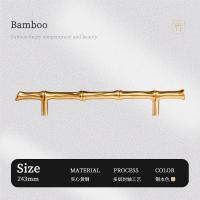 China New Design Solid Brass Contemporary Furniture Handle Gold T-Bar Door Pull Dresser Knobs for Wardrobe and Drawer for sale