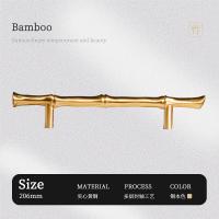 China New Design Solid Brass Contemporary Furniture Handle Gold T-Bar Door Pull Dresser Knobs for Wardrobe and Drawer for sale