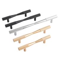 China Wholesale Light Luxury Shoe Cabinet Drawer Cabinet Door Handle Aluminum Profile Nordic High-end Drawer Simple Door Handle for sale