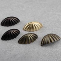 China Antique Retro Chinese Zinc Alloy Furniture Handles & Knobs New Three-Color Cabinets Door & Drawer Wardrobes Shell Design for sale