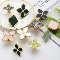 China Modern New Design Colorful Marble Wood Knobs Handles Mica Single Hole for Drawer Dresser Cabinet Kitchen Furniture Home for sale