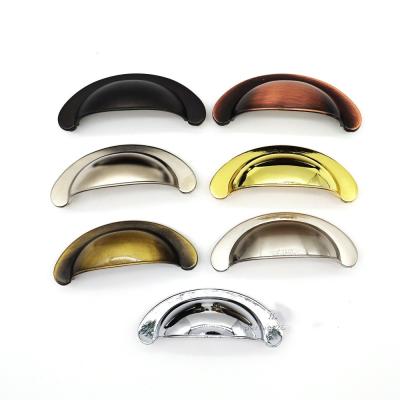 China Bronze Drawer Handles for Medicine Cabinet Wardrobe Modern Design Zinc Alloy Furniture Cabinet Hardware for Kitchen Dresser Use for sale