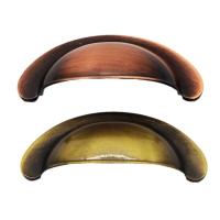 China Bronze Drawer Handles for Medicine Cabinet Wardrobe Modern Design Zinc Alloy Furniture Cabinet Hardware for Kitchen Dresser Use for sale