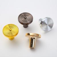 China Factory ABS Cabinet Door Knob Round Single Hole Handle Luxury  Drawer Bedroom Wardrobe Dresser Set With Diamonds for sale
