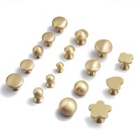 China Factory Brass Cabinet Door Knob with Simple Handle for Bathroom Hotel Living Room Furniture Quality Drawer Hardware Pull for sale