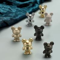 China Bear Personality New Product Cute Cartoon Door Knob for Kitchen Cabinets Dressers Bedrooms Gyms-for Kids' Rooms for sale