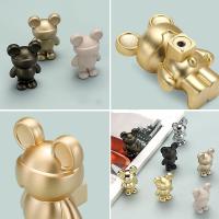 China Bear Personality New Product Cute Cartoon Door Knob for Kitchen Cabinets Dressers Bedrooms Gyms-for Kids' Rooms for sale
