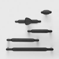 China Modern Simple New Chinese Single Double Hole Cabinet Drawer Knobs Wardrobe Handles and Furniture Hardware Accessories for sale