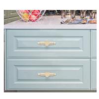 China Modern Simple New Chinese Single Double Hole Cabinet Drawer Knobs Wardrobe Handles and Furniture Hardware Accessories for sale