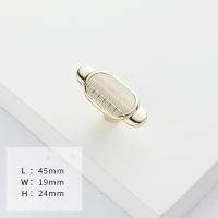 China Modern Simple New Chinese Single Double Hole Cabinet Drawer Knobs Wardrobe Handles and Furniture Hardware Accessories for sale