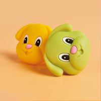 China Single-Hole Cartoon Silicone Furniture Handles Cute Anti-Collision Drawer and Door Handles for Children's Cabinets Wardrobes for sale