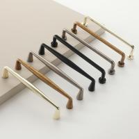 China Thickened Handles New Chinese Retro American Hardware Cabinets Wardrobes Handles Bronze Simple Vintage Style Small Handles for sale