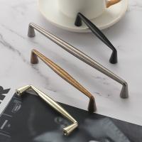 China Thickened Handles New Chinese Retro American Hardware Cabinets Wardrobes Handles Bronze Simple Vintage Style Small Handles for sale