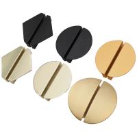China Semi-Circular Handles Aluminium Luxury Shoe Cabinets Wardrobe Door Handles Black Round Triangle Furniture Handles for sale