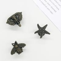 China Hot Selling Combo Single Hole Drawer Pull Fit Little Bee Retro Animal Cabinet Door Handle Alloy Handle Child Room Knob for sale