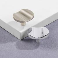China Modern Minimalist Zinc Alloy Wardrobe Door Handle TV Cabinet Handle Single Hole Knob Cabinet Furniture Hardware Handle for sale