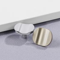 China Modern Minimalist Zinc Alloy Wardrobe Door Handle TV Cabinet Handle Single Hole Knob Cabinet Furniture Hardware Handle for sale