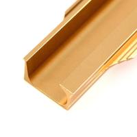 China High Quality Aluminum Profile Hidden Pull Handle Kitchen Cabinet g Handle for Furniture Hardware for sale