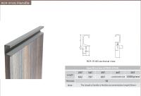 China High Quality Aluminum Profile Hidden Pull Handle Kitchen Cabinet g Handle for Furniture Hardware for sale