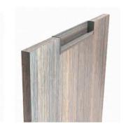 China Aluminum Alloy Hidden Handle Half Concave Embedded Cabinet Handle for Kitchen Wardrobe Door on Drawer Usage for sale